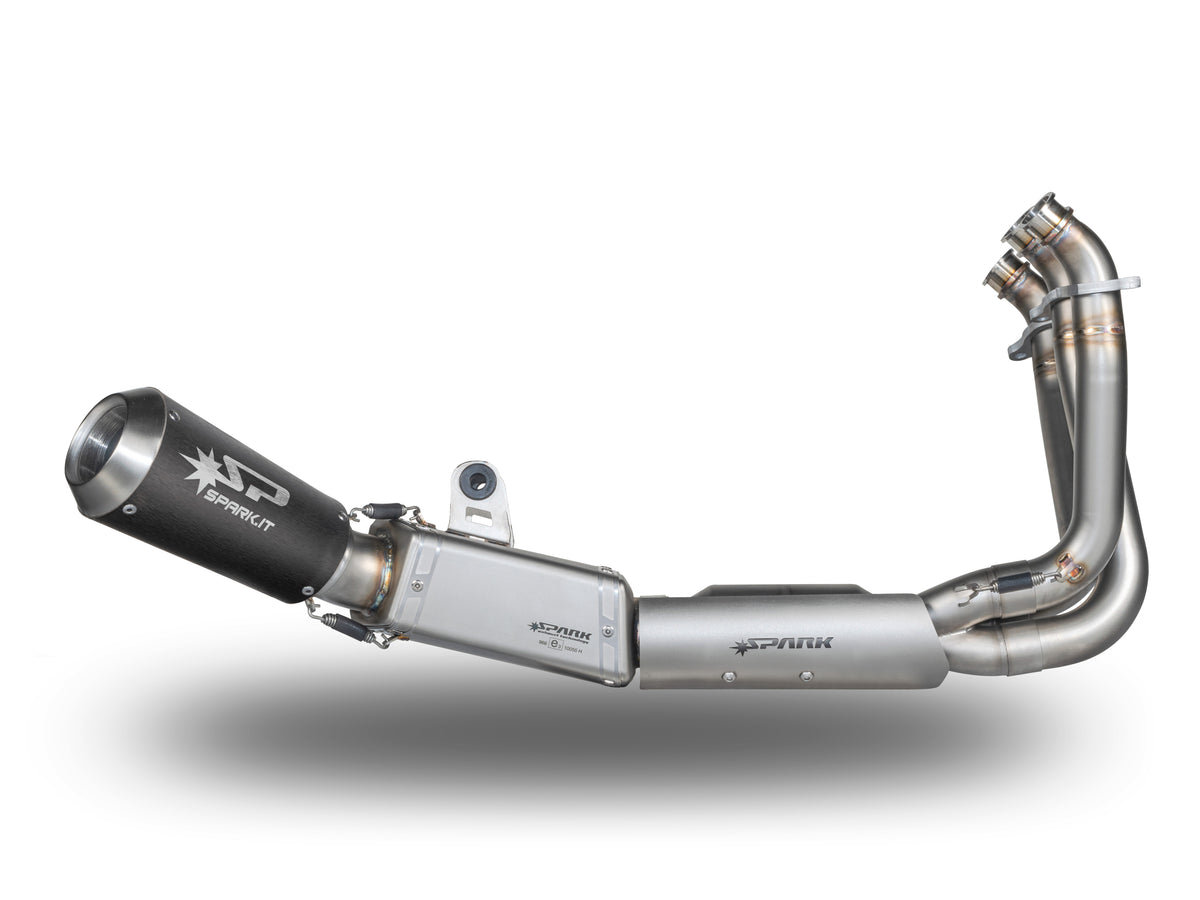 SPARK Triumph Trident / Tiger Sport Full Exhaust "Dark Style" – 2Wheels ...