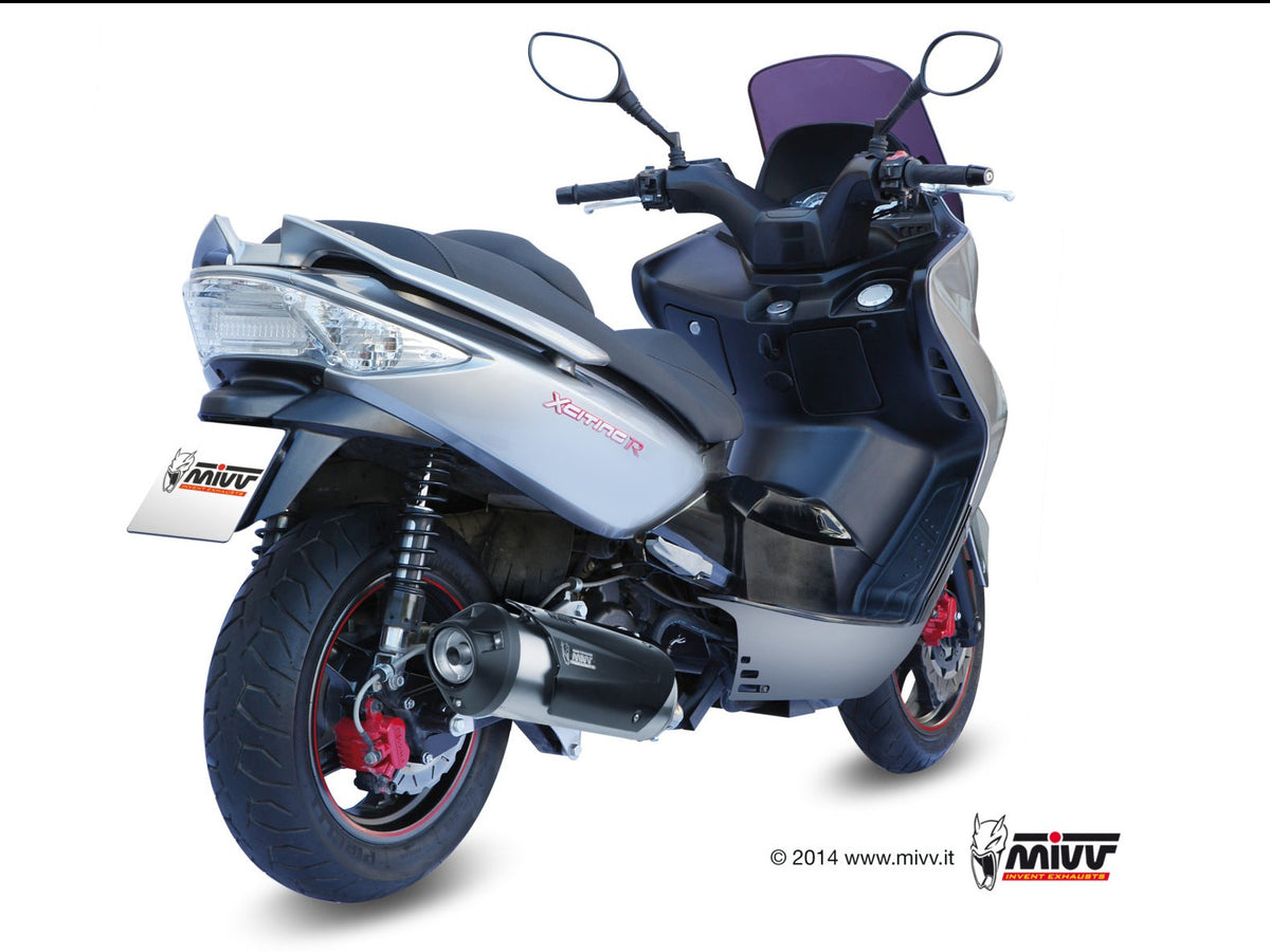 MIVV KYMCO XCITING 250 / 300 Full System Exhaust Urban – 2Wheels Hero
