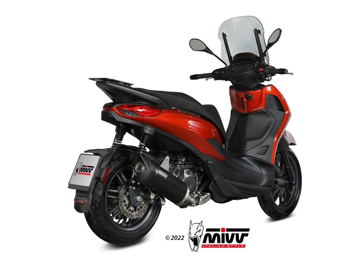 MIVV PIAGGIO BEVERLY 400 Slip-on Exhaust Mover – 2Wheels Hero