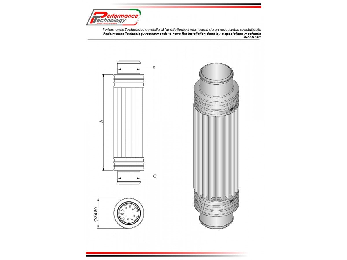 PERFORMANCE TECHNOLOGY Universal Water Line Cooler (single) – 2Wheels Hero