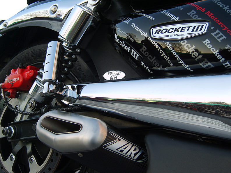 ZARD Triumph Rocket III Slip-on Exhaust System (approved) – 2Wheels Hero