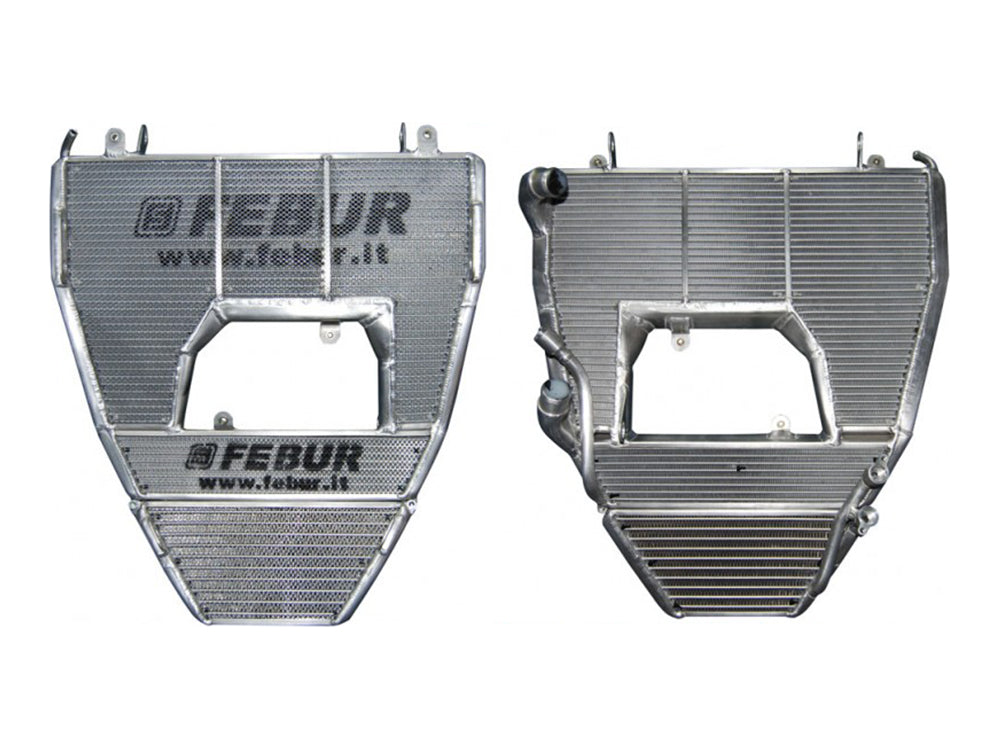 FEBUR Ducati Panigale 1199/899/1299 Complete Water and Oil Radiator ...
